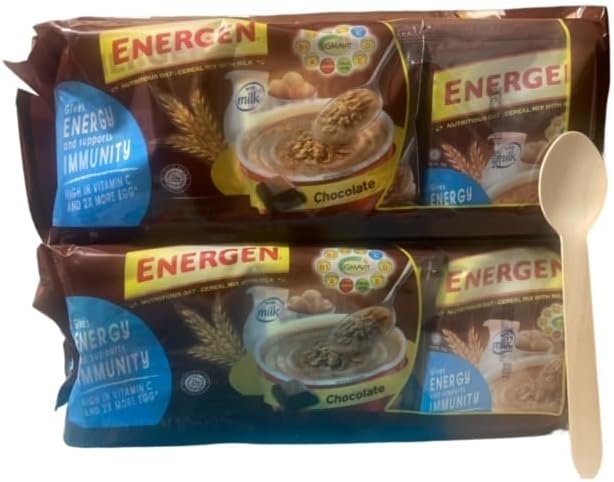 Amazon.com: Energen Nutritious Oats, Milk & Chocolate Flavor, 2 Pack ...