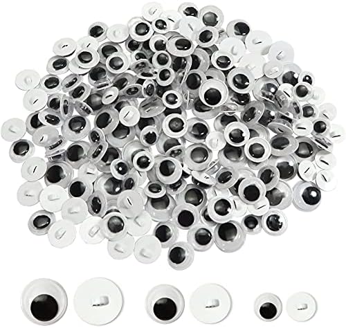 Amazon.com: DNHCLL 100PCS 10mm DIY Black Plastic Solid Safety Eyes ...