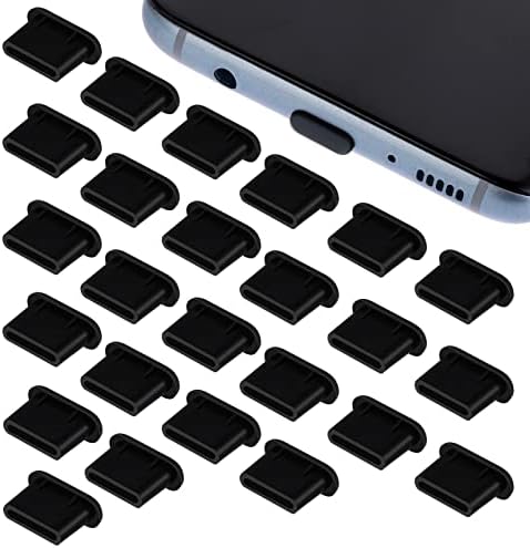 Amazon.com: Giantree 25pcs Type-C Dust Plug Set, Silicone USB C Anti ...