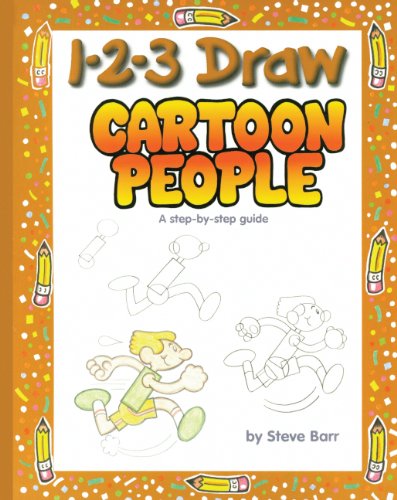 1-2-3 Draw Cartoon People: A Step-by-step Guide : Amazon.in: Books