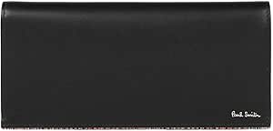 Amazon | [ポールスミス] 名入れ可 シグネチャーストライプティッピング かぶせ長財布 小銭入れ 付き メンズ ロング ウォレット 純正 化粧箱 ショップバッグ 付き 873921 ...