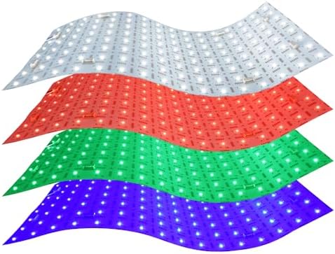 Amazon.com - Minxue 4PCS Soft LED Backlight Sheet 45W RGBW Panel ...