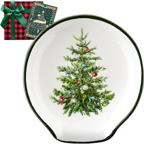 Snapklik.com : Tree Christmas Spoon Rest - Christmas Kitchen Decor ...