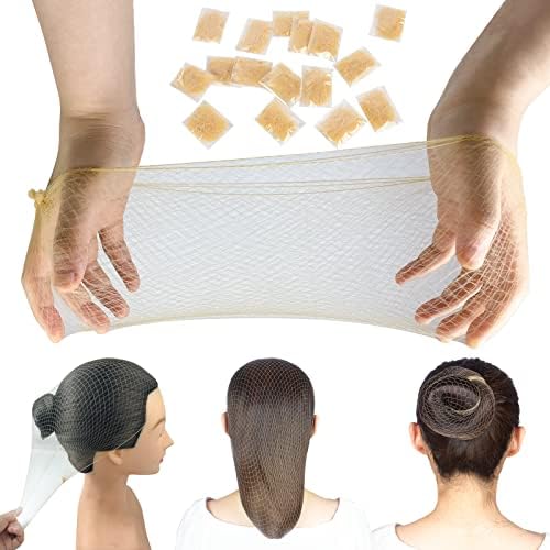Amazon.com : BEAUEXE Blonde Hairnets 30 PCS, 22" Invisible Hair Nets ...