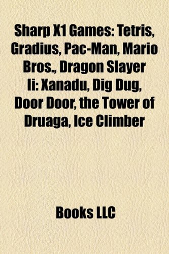 Sharp X1 games: Tetris, Gradius, Pac-Man, Mario Bros., Lode Runner ...