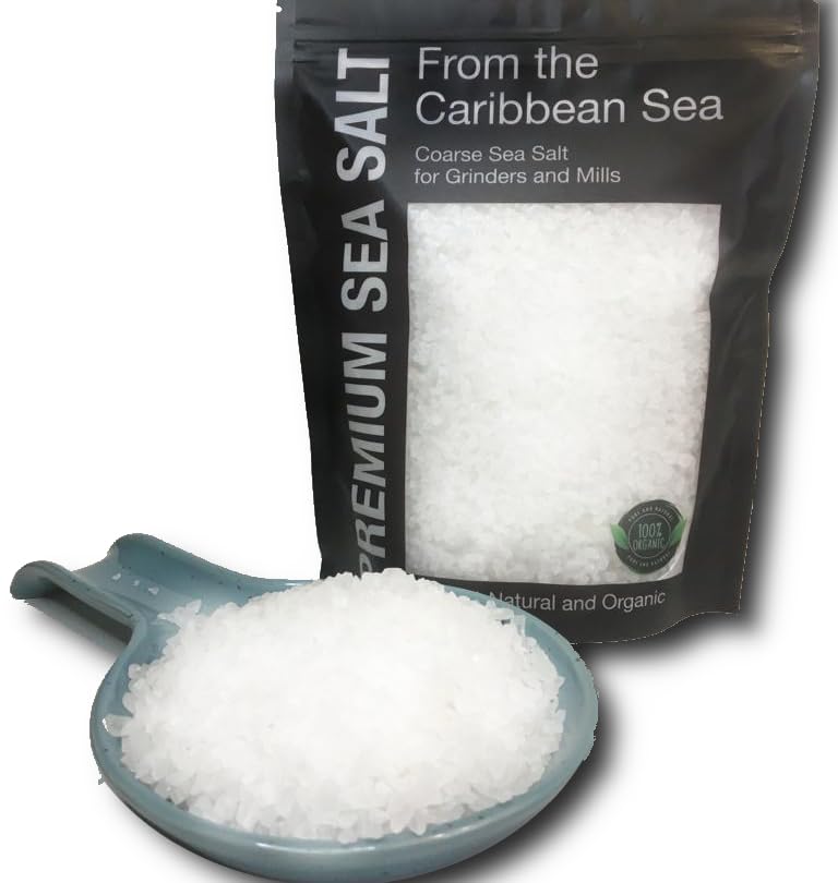 Amazon.com : 2 lb Premium Caribbean Real Sea Salt For Grinder Refill ...