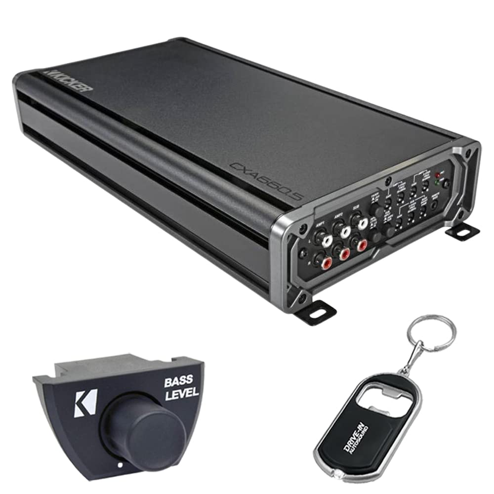 Amazon.com: KICKER CX Series 46CXA6605T 5 Channel Car Amplifier and ...