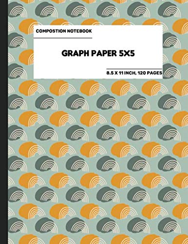 The Composition Book: Graph Paper 5x5: Quad Ruled 5x5-VOL.FQ1, The ...