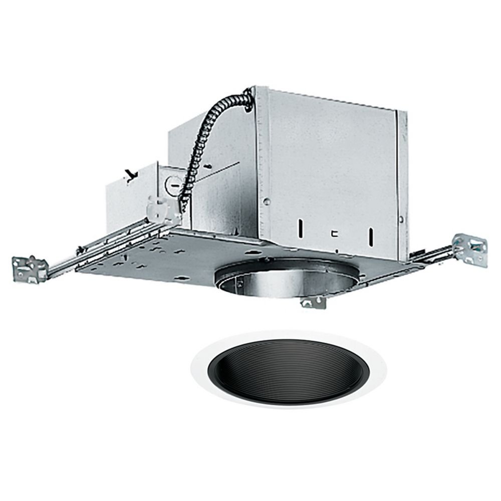 6-inch Recessed Lighting Kit with Black Trim - Complete Recessed ...