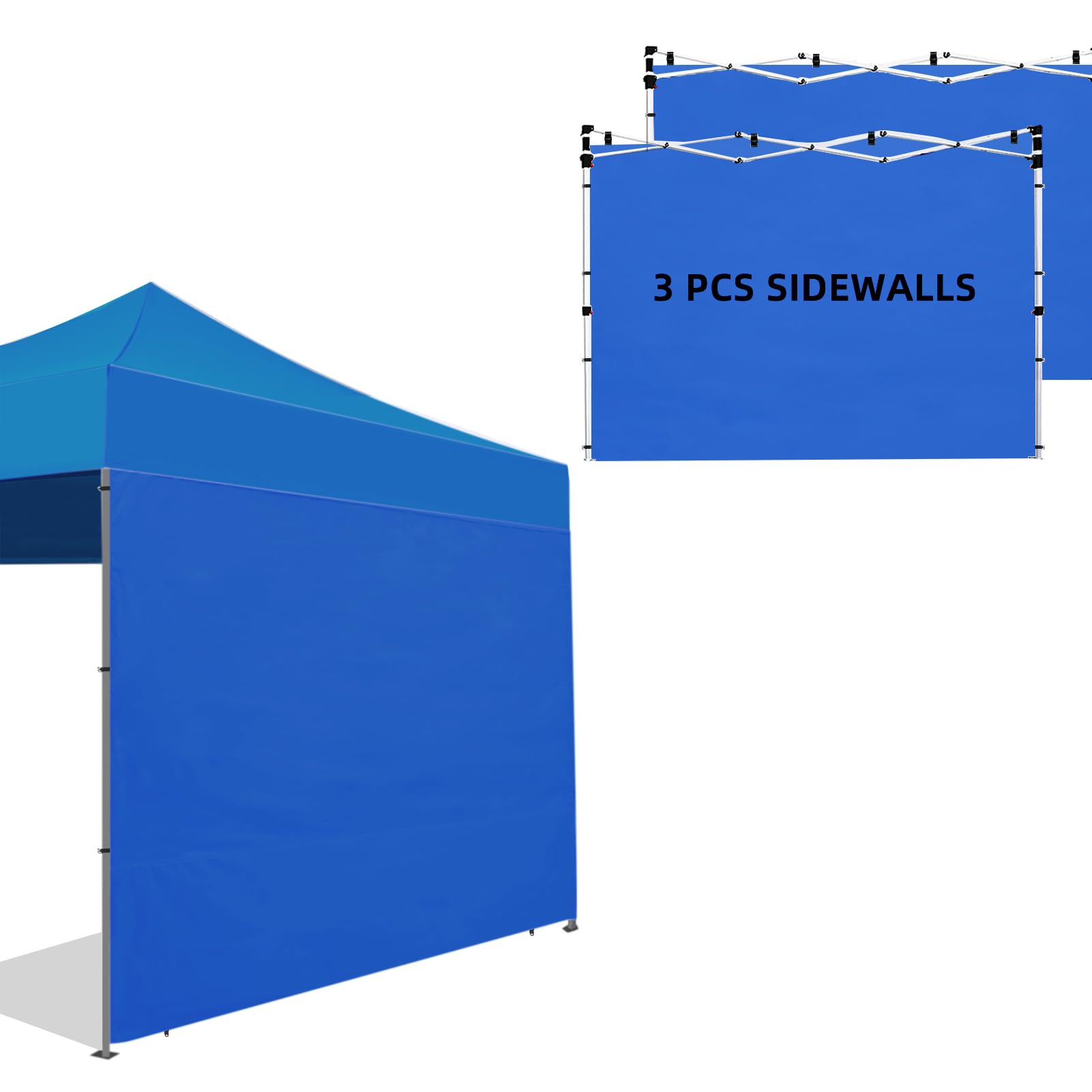 Joramoy Canopy Tent Sidewalls for 10×10 Pop Up Canopy, 3 Pack Instant ...