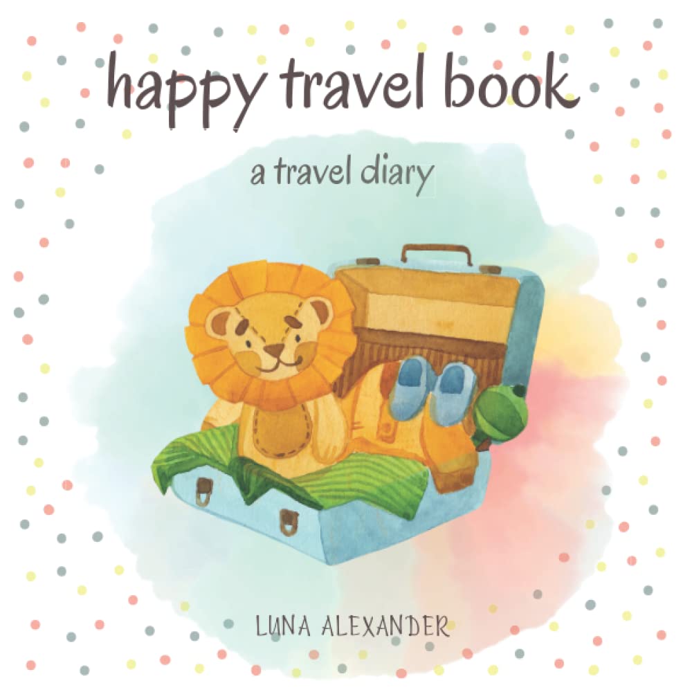 Happy travel book. A travel diary: Travel activity book for little boys ...
