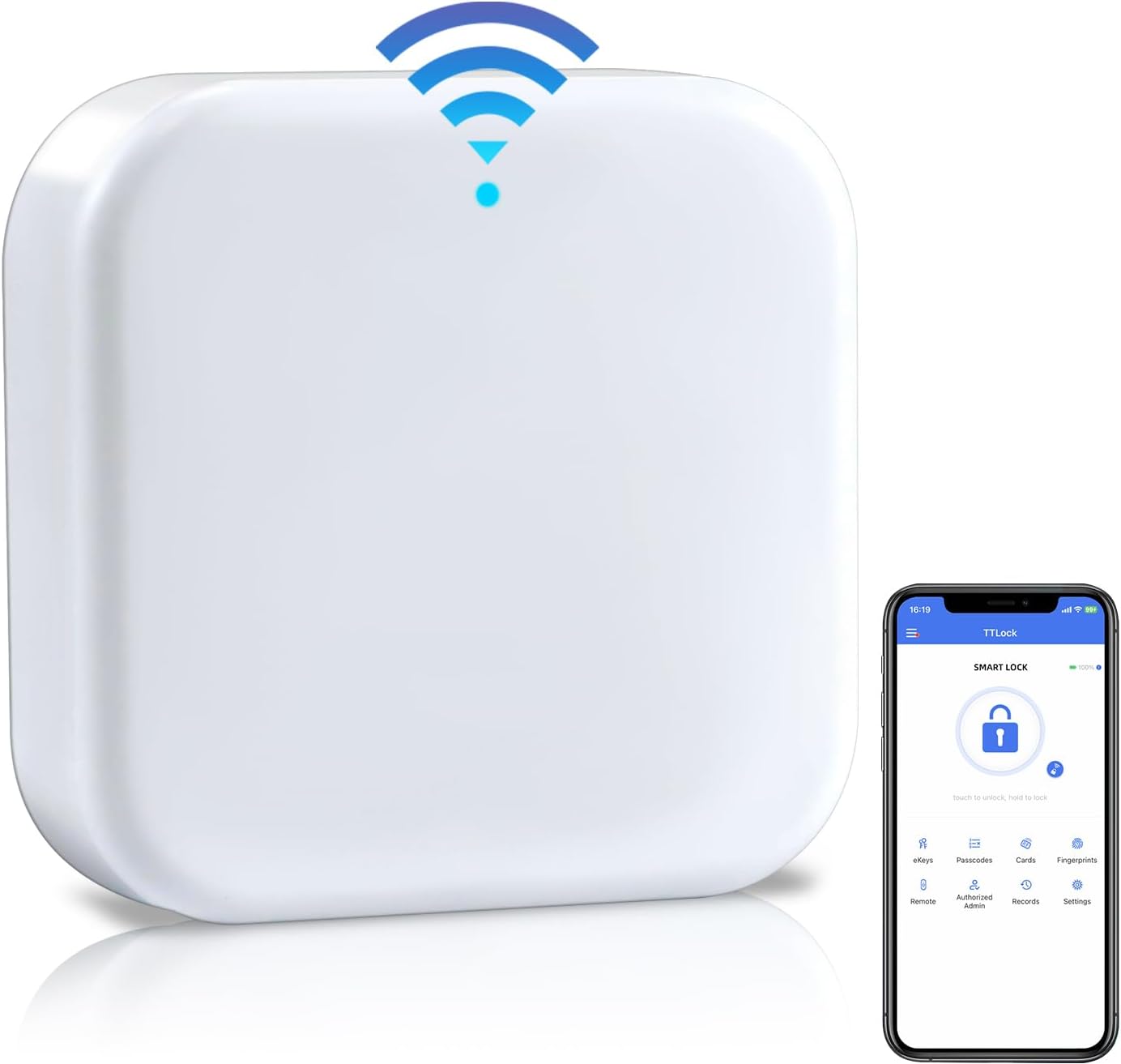 VOLIBeL G2 Gateway, Smart Lock WiFi Gateway, WiFi Hub/Bridge for App ...