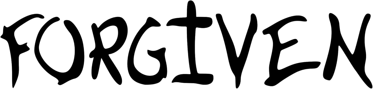 Amazon.com - LWL Design Custom Decal for Forgiven, Christian Vinyl Die ...