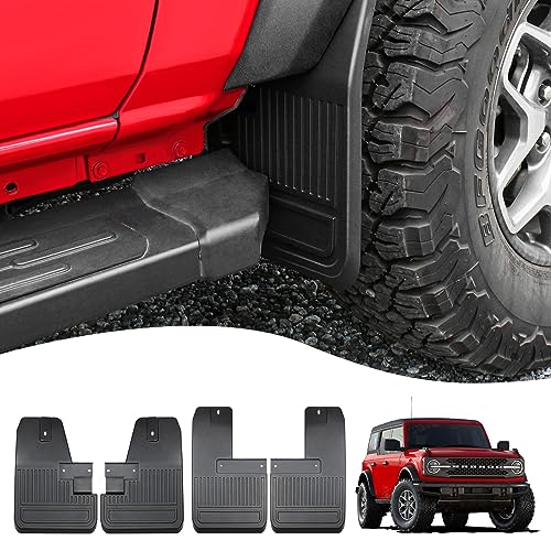 Snapklik.com : Mud Flaps Splash Guards For Bronco Accessories 2021 2022 ...