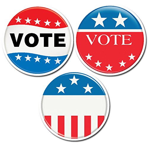 Amazon.com: Creative Teaching Press 6-Inch Designer Cut-Outs, Vote ...