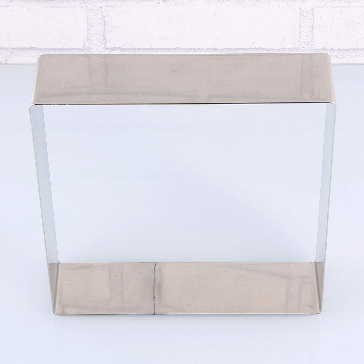 Square Mousse Mold Stainless Steel Cake Ring Mousse Cutter Cake Mold ...