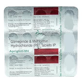 Apriglim-M4 - Strip of 15 Tablets : Amazon.in: Health & Personal Care