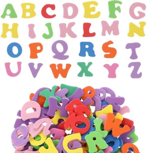 BOHUIZ 260Pcs Multicolor Alphabet Letter Stickers for Crafts, DIY ...