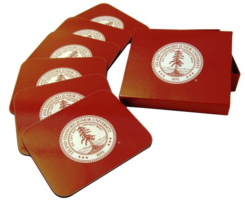 EuroQuest Imports Setof 6 Coasters, Stanford : Amazon.in: Home & Kitchen