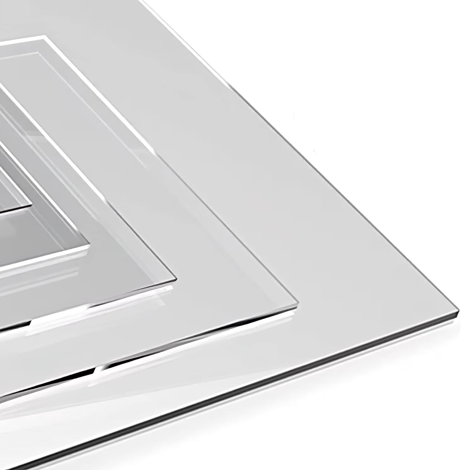 Clear Perspex Acrylic Glass Plastic Sheet Custom Cut to Any Size 500mm ...