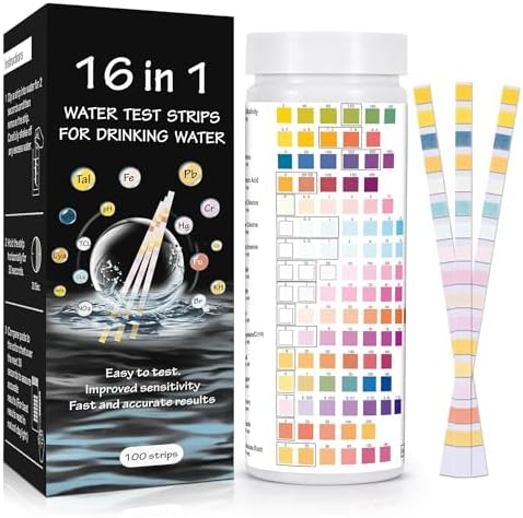 Amazon.com : Drinking Water Test Kit - 15-in-1 Chlorine Drinking Water ...