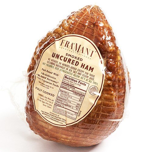 Amazon.com: Smoked Uncured Ham by Fra'Mani (3 pound) : Grocery ...