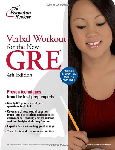 Verbal Workout for the New GRE, 4th Edition (Graduate School Test ...