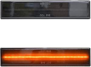 Amazon | ファクトリーダイレクト LEDフロントサイドマーカー ll-to-smk-sm03 (ON-OFF点灯 スモークレンズ) Soarer ソアラ (20系 S61.01-H03 ...