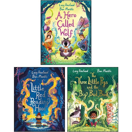 Lucy Rowland 3 Books Collection Set(Little Red Reading Hood, The Three ...