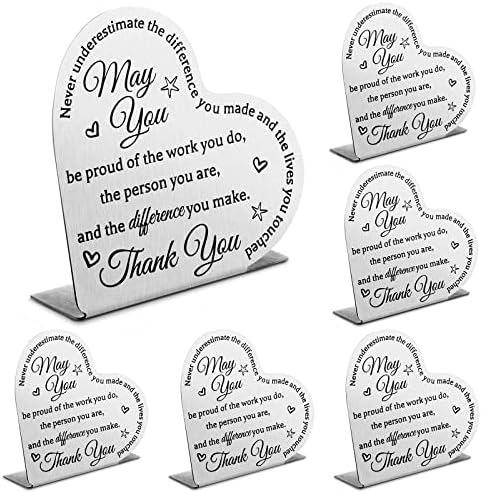 Amazon.com: Geelin 6 Pcs Thank You Gift for Women Farewell Appreciation ...