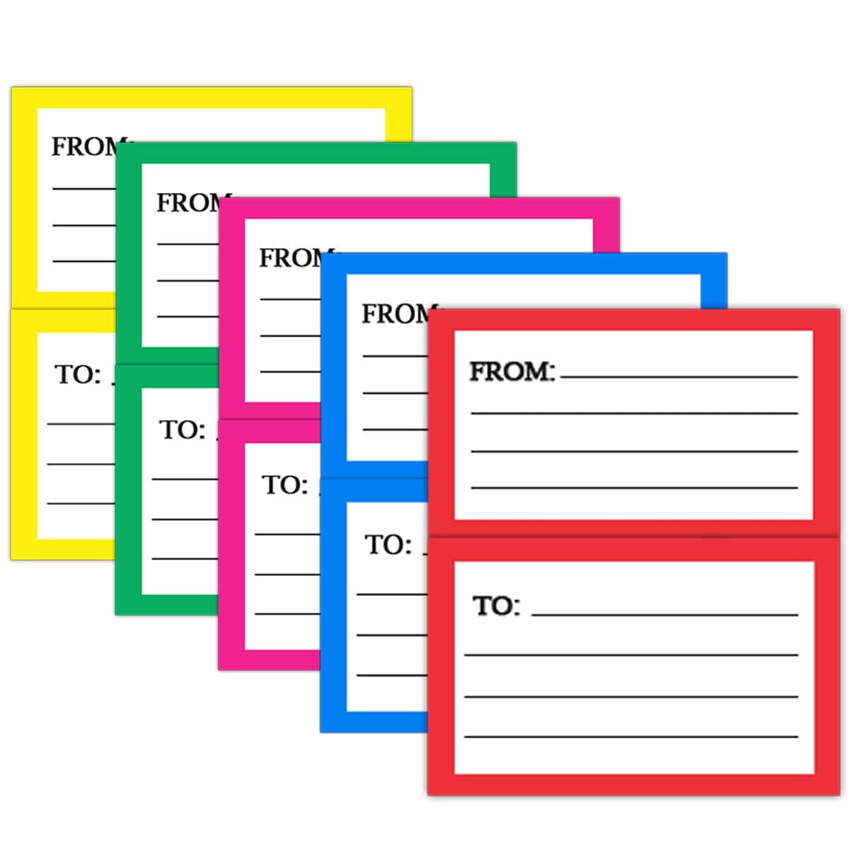 Amazon.com : to from Return Address Mailing Labels,4.5x3.5 Inch Postage ...