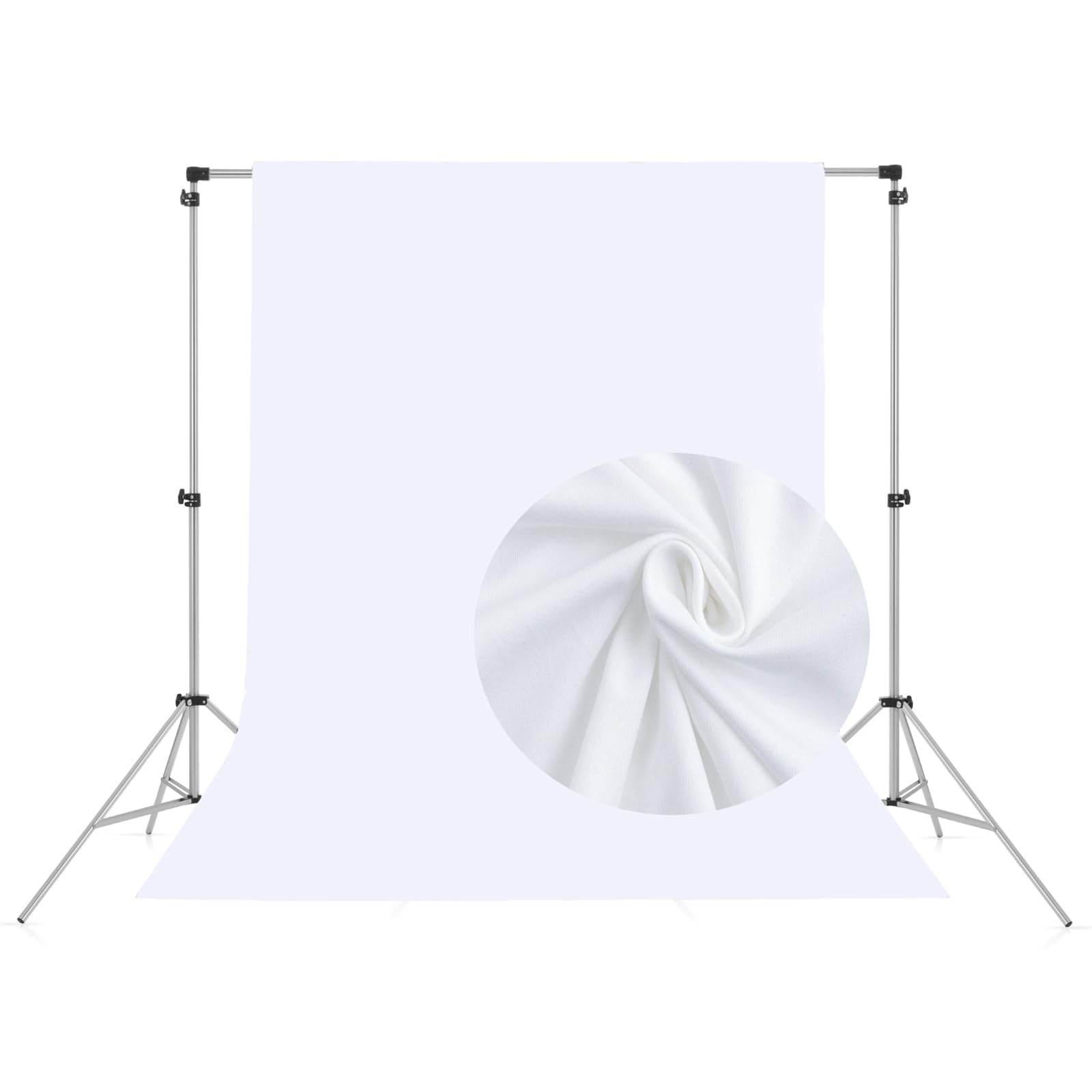 Amazon.com : 8FTX10FT White Backdrop Background for Photography, High ...