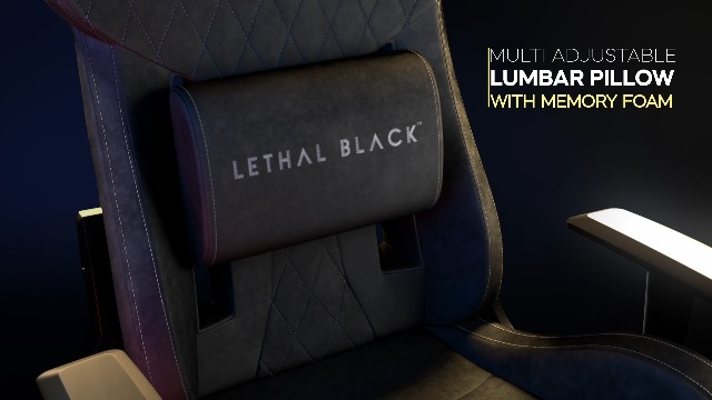 Watch Lethal Black Gaming Chair - Elite Racing Series on Amazon Live