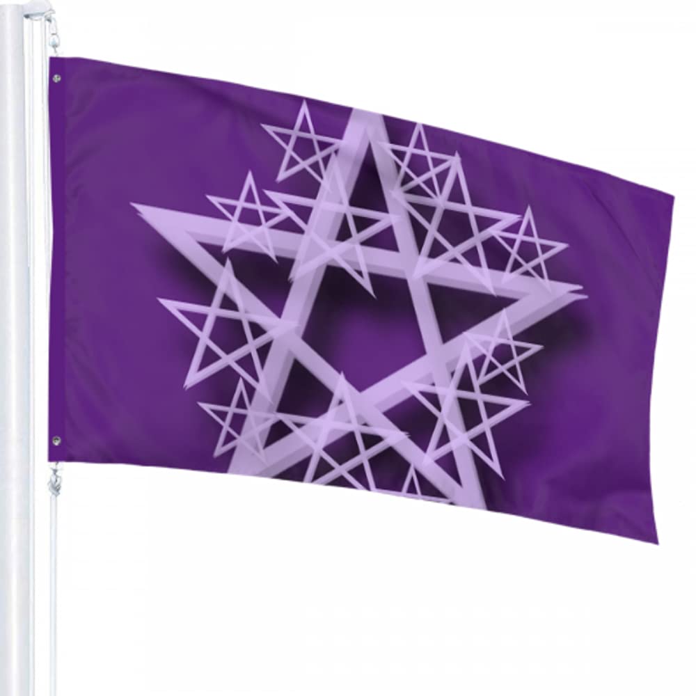 Wiccan Pentacle Flag