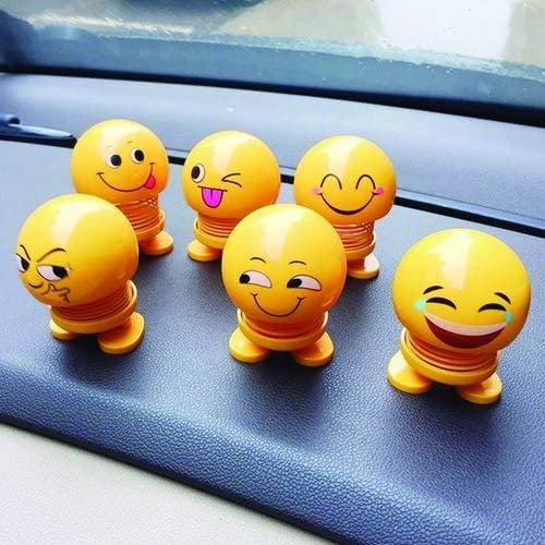 RK HUB miling Face Spring Doll Emoji Shaking Head Smiley Dancing Toys ...