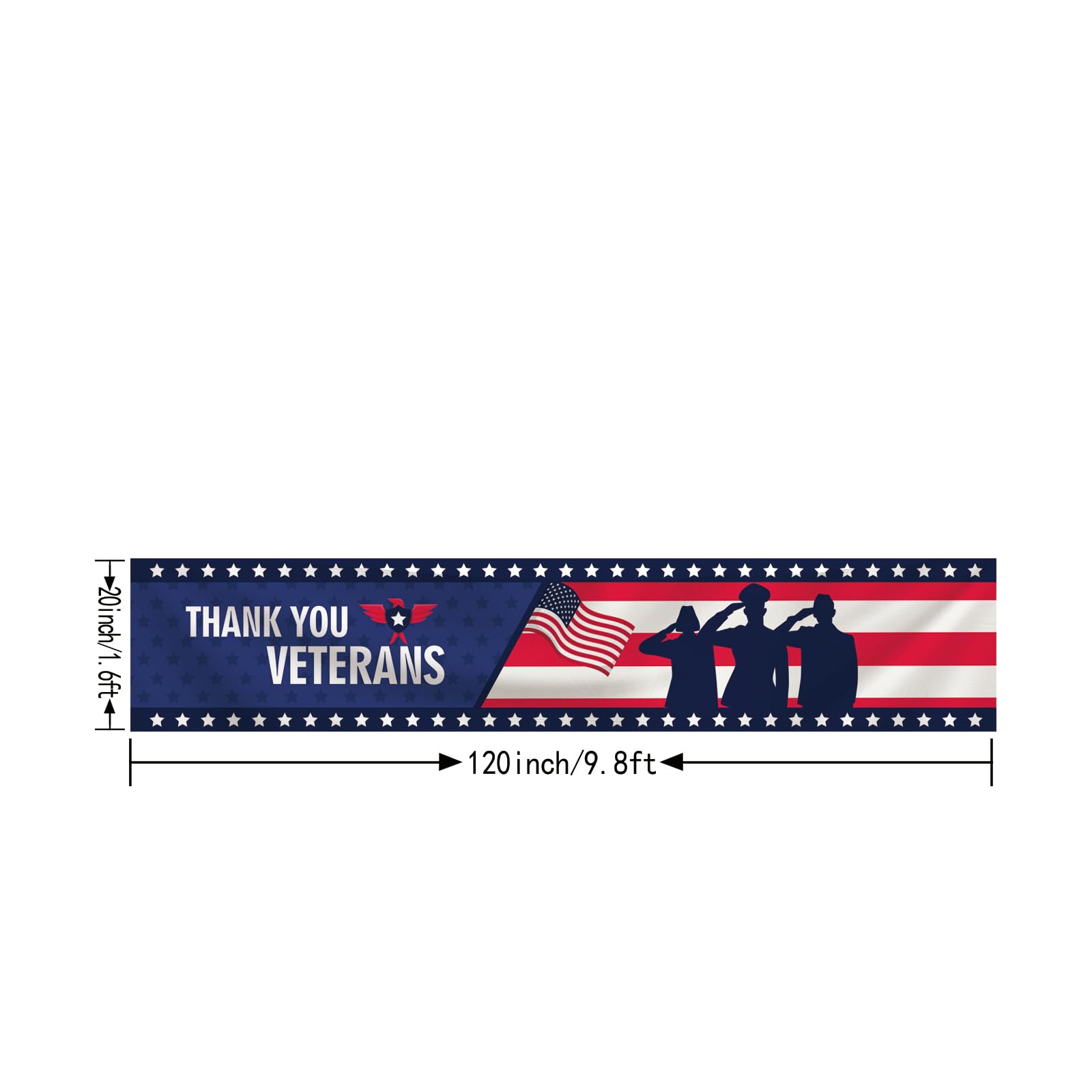 Thank You Veterans Flag Thank You Veterans Card | Bulk Veterans Day