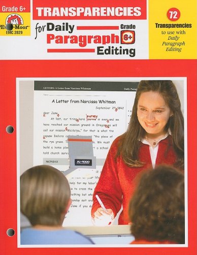 Daily Paragraph Editing Transparencies, Grade 6: Evan-Moor Educational ...