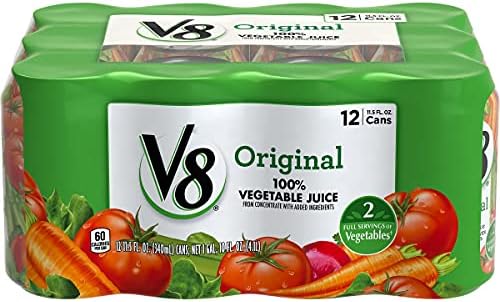 Amazon.com : V8 Original 100% Vegetable Juice, Vegetable Blend with ...