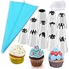 Amazon.com: 12PCS Large Piping Tips Set, Stainless Steel frosting tips ...
