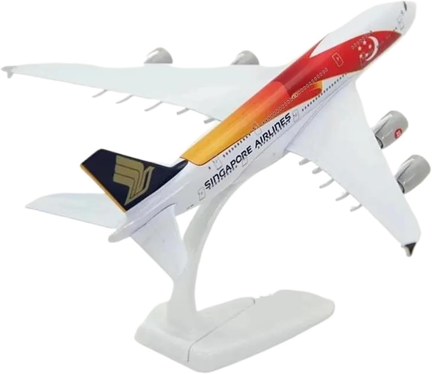 Flying airplane model A380 1:400 20CM Singapore Airline Airbus Alloy ...
