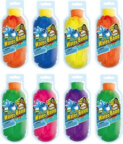 Ja-Ru Waterbomb Balloons with Filler (Party Favor Bundle Pack of 8 ...