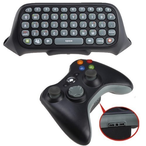 Text Messenging Wired Keyboard ChatPad and Wireless Remote Controller ...