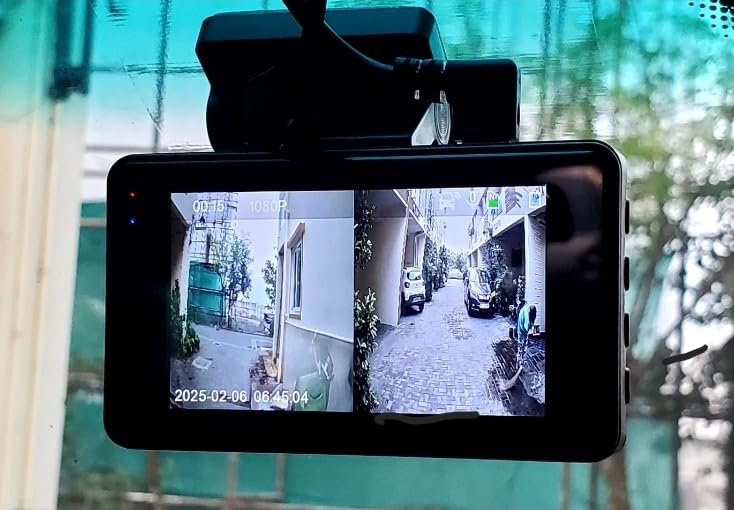 GoMechanic Dual Channel Car Dash Camera | 2MP 1080P Front | 720P Rear ...