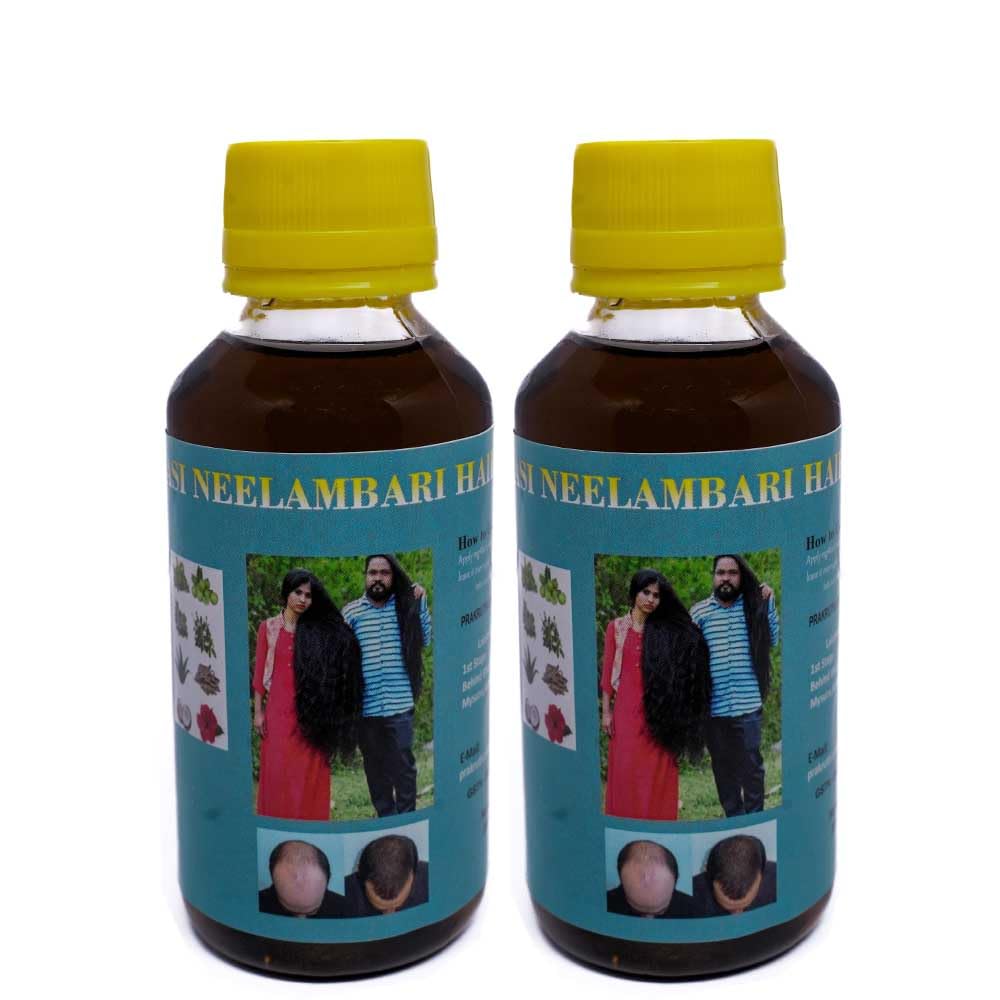 Buy Adivasi Neelambari Herbal Hair Oil - 100ml (Pack of 2) | Pure Hair ...