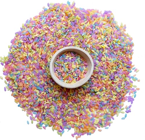 Amazon.com: Rainbow Colored Rice, Sensory Rice, Colored Rice, Sensory ...