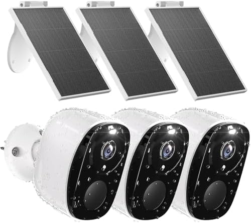 Amazon.com : Rebluum Security Camera Outdoor Wireless, 3K/5MP Solar ...