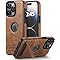 Amazon.com: KSELF Leather Case for iPhone 14 Pro Max Case, Protective Slim with Kickstand ...