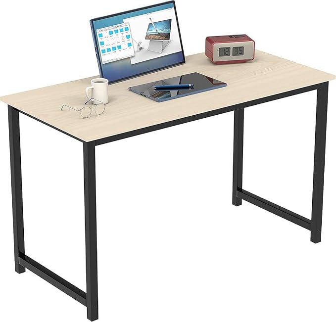 Amazon.com: Halter Extra Long Computer Desk for Home Office, 47" Modern ...