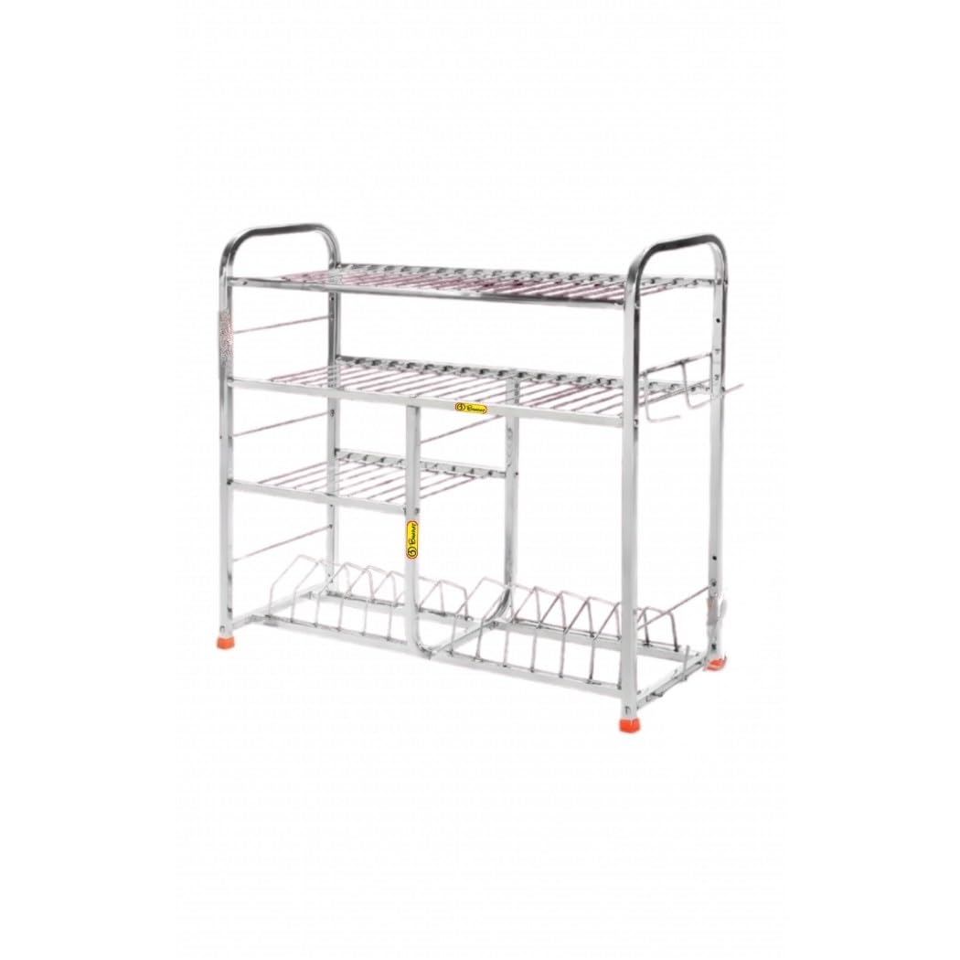 i bharat Wall Mount Kitchen Utensils Dish Rack | Stainless Steel Bartan ...