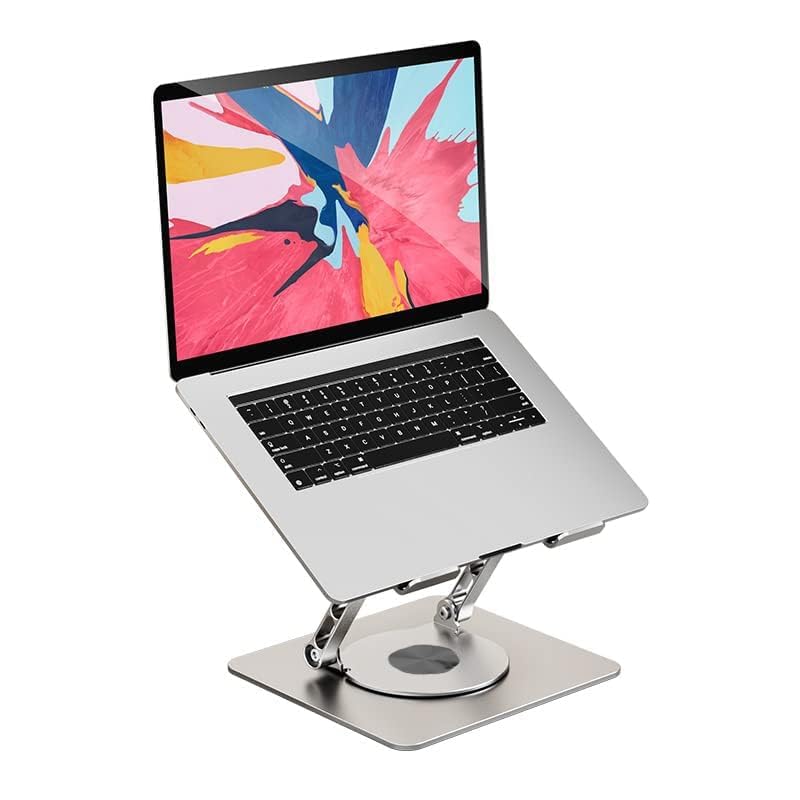 1Goal Aluminum Laptop Stand Foldable Height Angle Adjustable Laptop ...